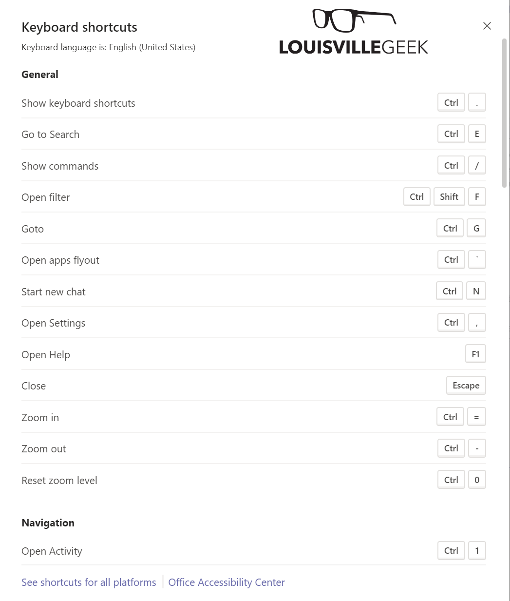 Microsoft Teams Shortcuts - Louisville Geek Microsoft Teams Shortcuts - Louisville Geek